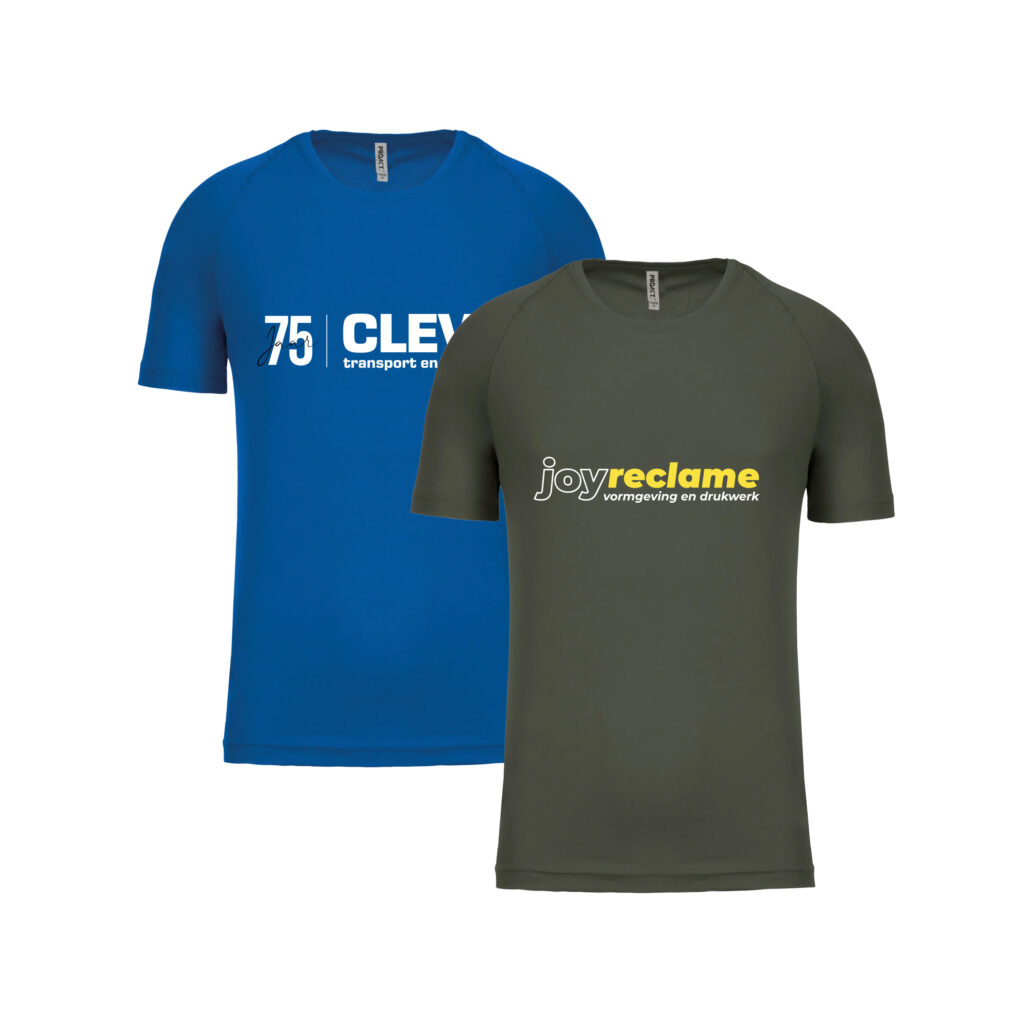 Goedkoop en snel sportshirts bedrukken - 100% eigen productie!