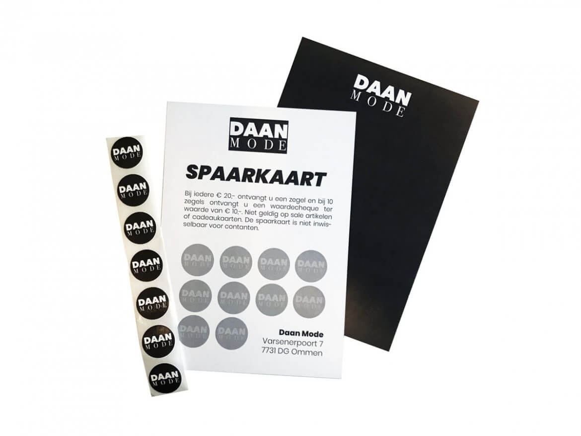 Spaarzegels drukken? Wij drukken spaarzegels, spaarkaarten supersnel