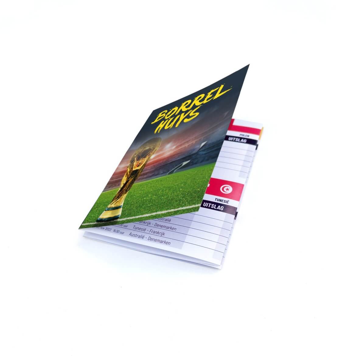 WK 2026 wedstrijdschema bedrukken - Snel en heel goedkoop!