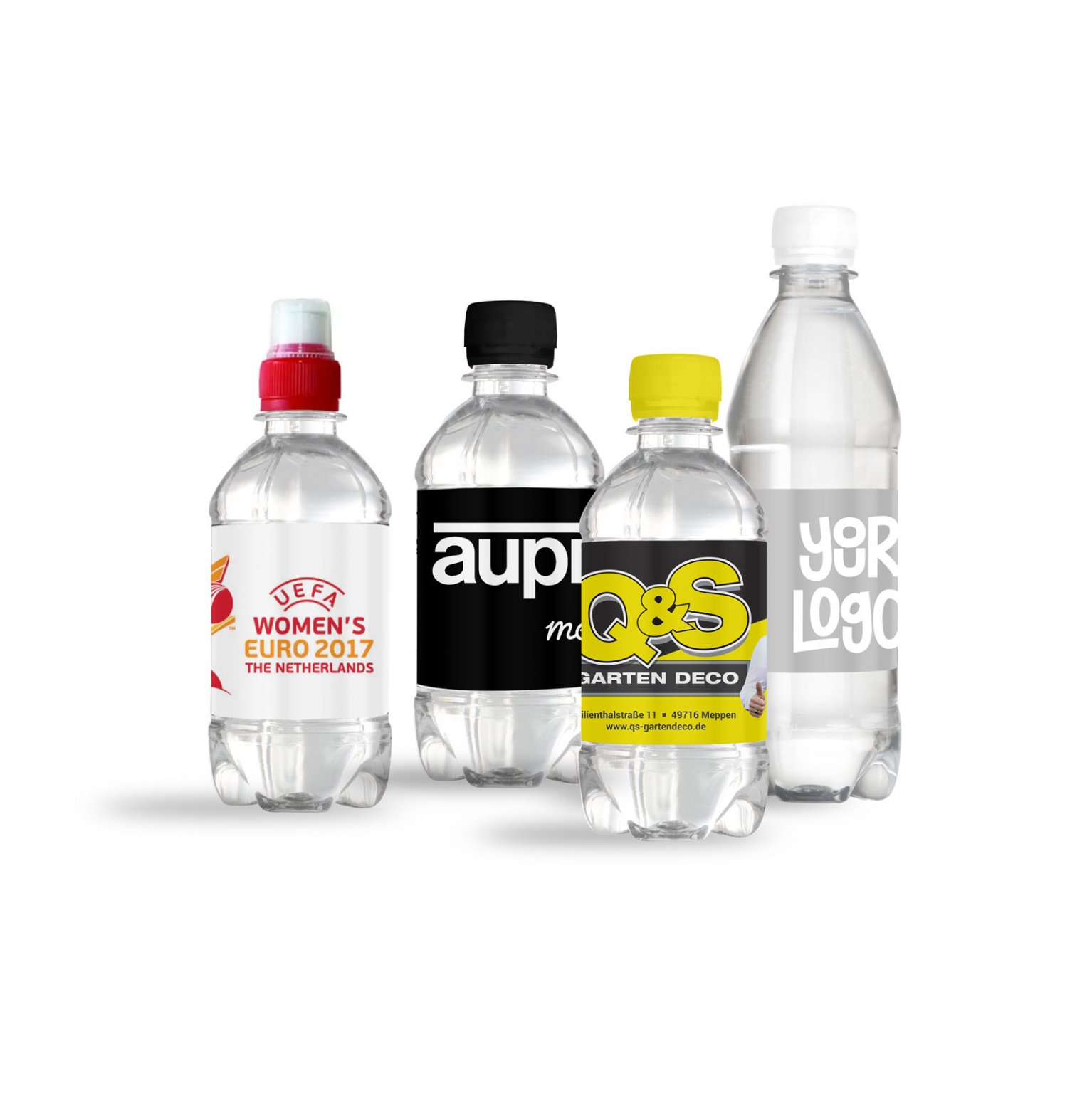 Waterflesjes bedrukken - Razendsnel vanaf 48 stuks [Bestel hier online]