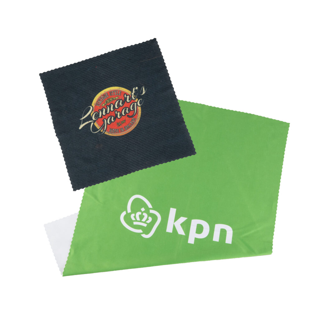 Microvezel auto doekjes bedrukken - vanaf 100 stuks Full-color