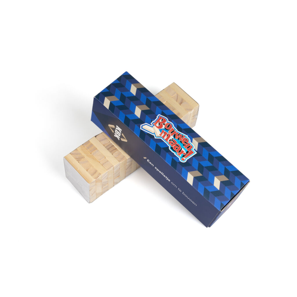 Jenga spellen bedrukken - Vanaf 10 stuks full-color gedrukt!