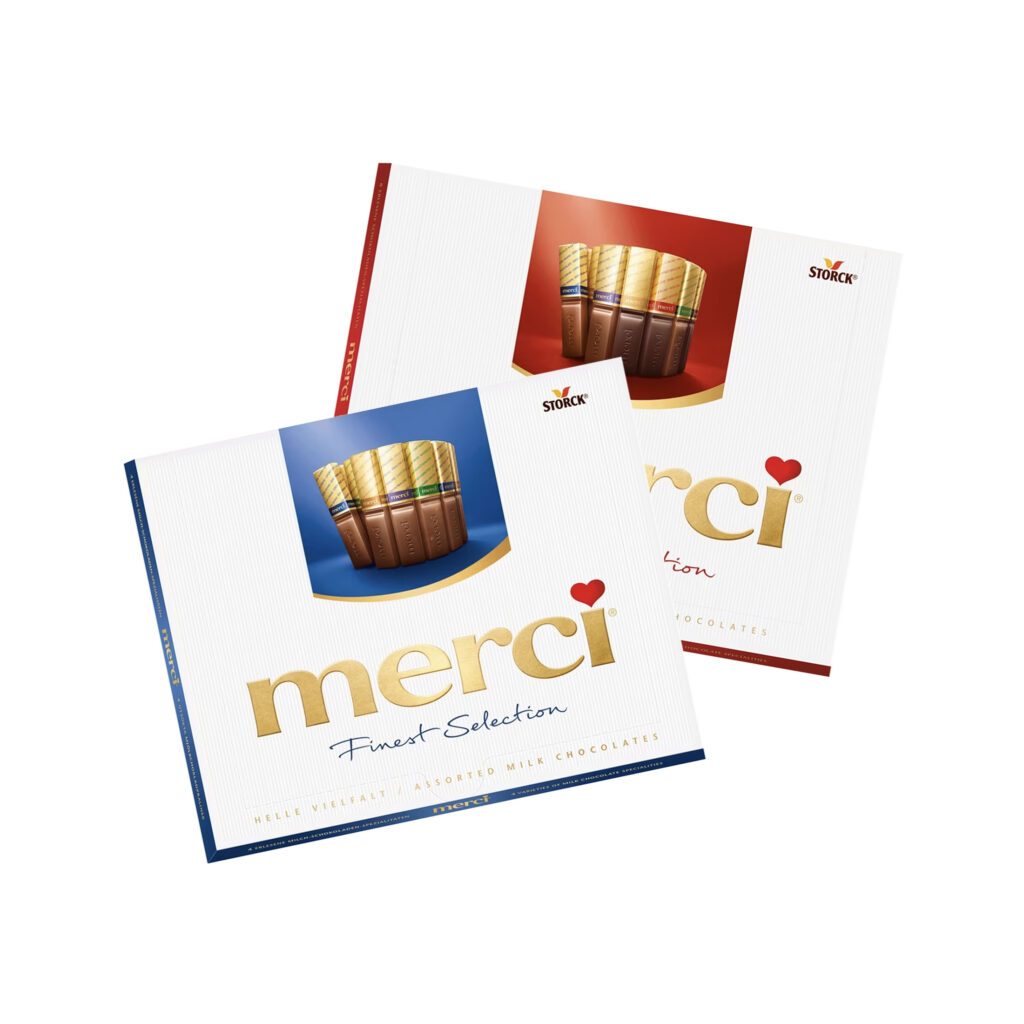 Merci chocolade bedrukken - Vanaf 10 stuks met gratis ontwerp!